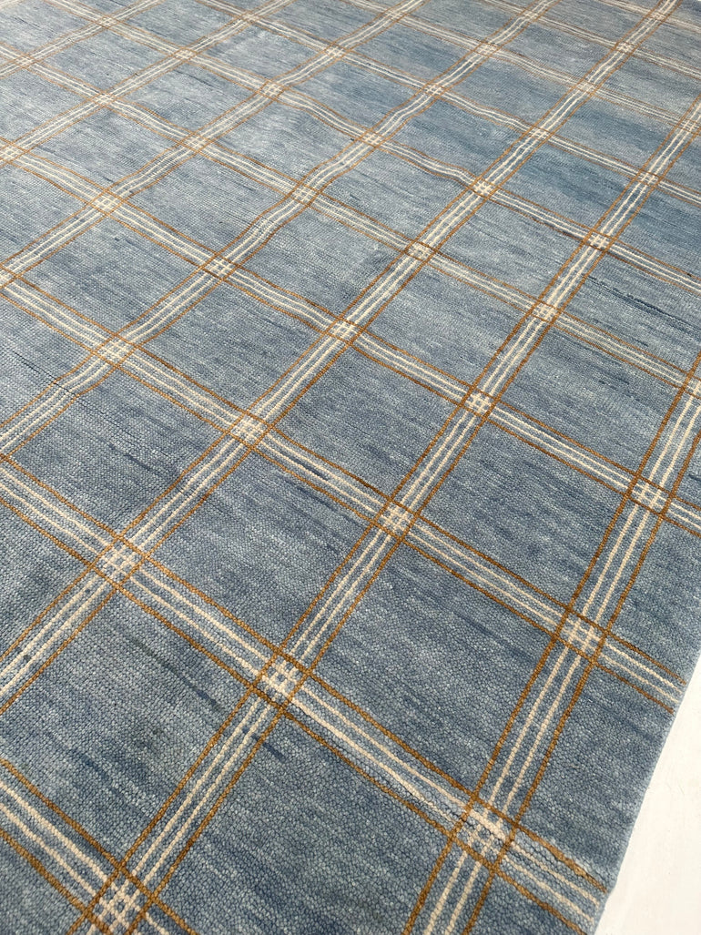 Concord Blue Plaid Rug – DFW Textile Sourcing