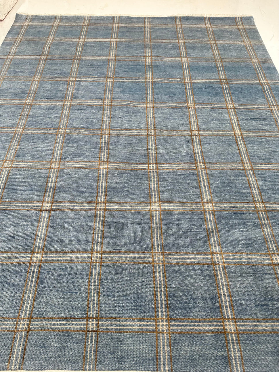 Concord Blue Plaid Rug – DFW Textile Sourcing