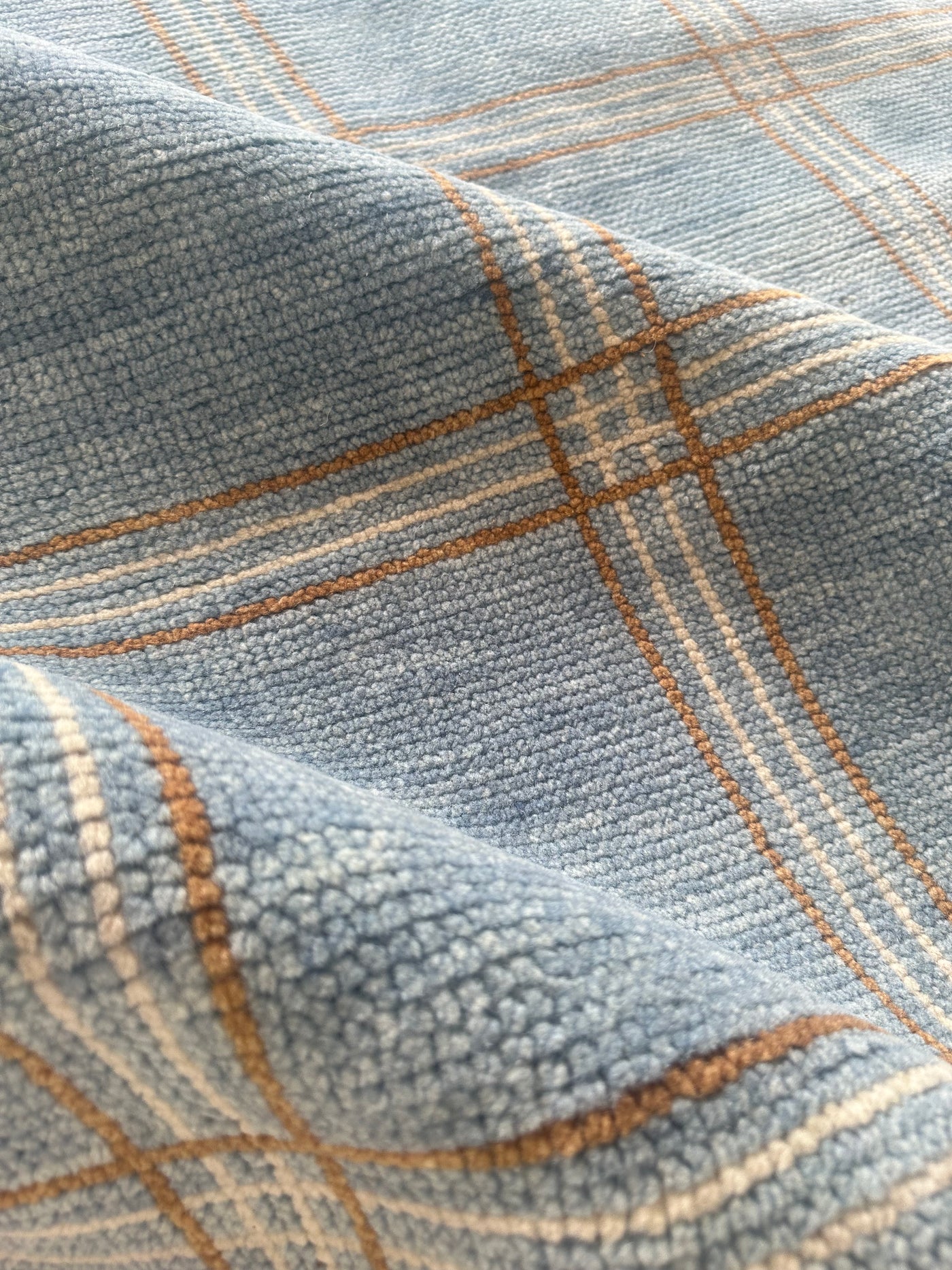 Concord Blue Plaid Rug – DFW Textile Sourcing