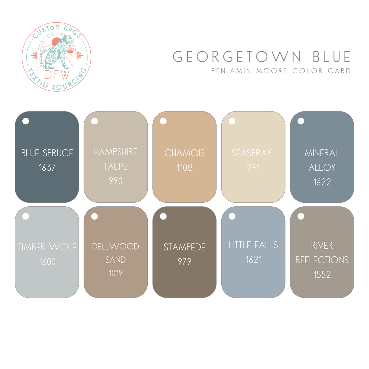 Georgetown Blue Modern Oushak – DFW Textile Sourcing
