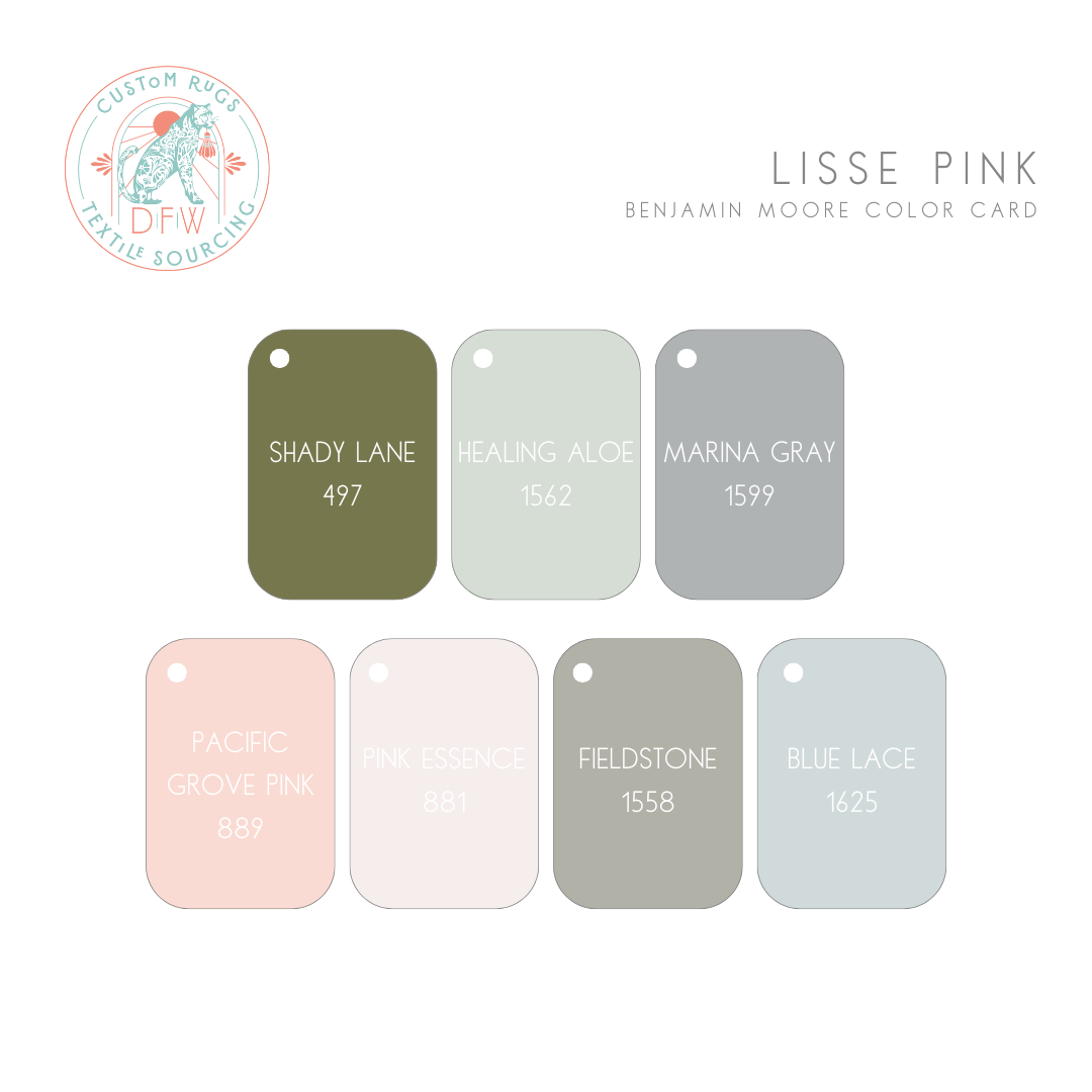 Lisse Pink Modern Oushak – DFW Textile Sourcing