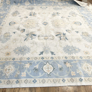 Georgetown Blue Modern Oushak – DFW Textile Sourcing