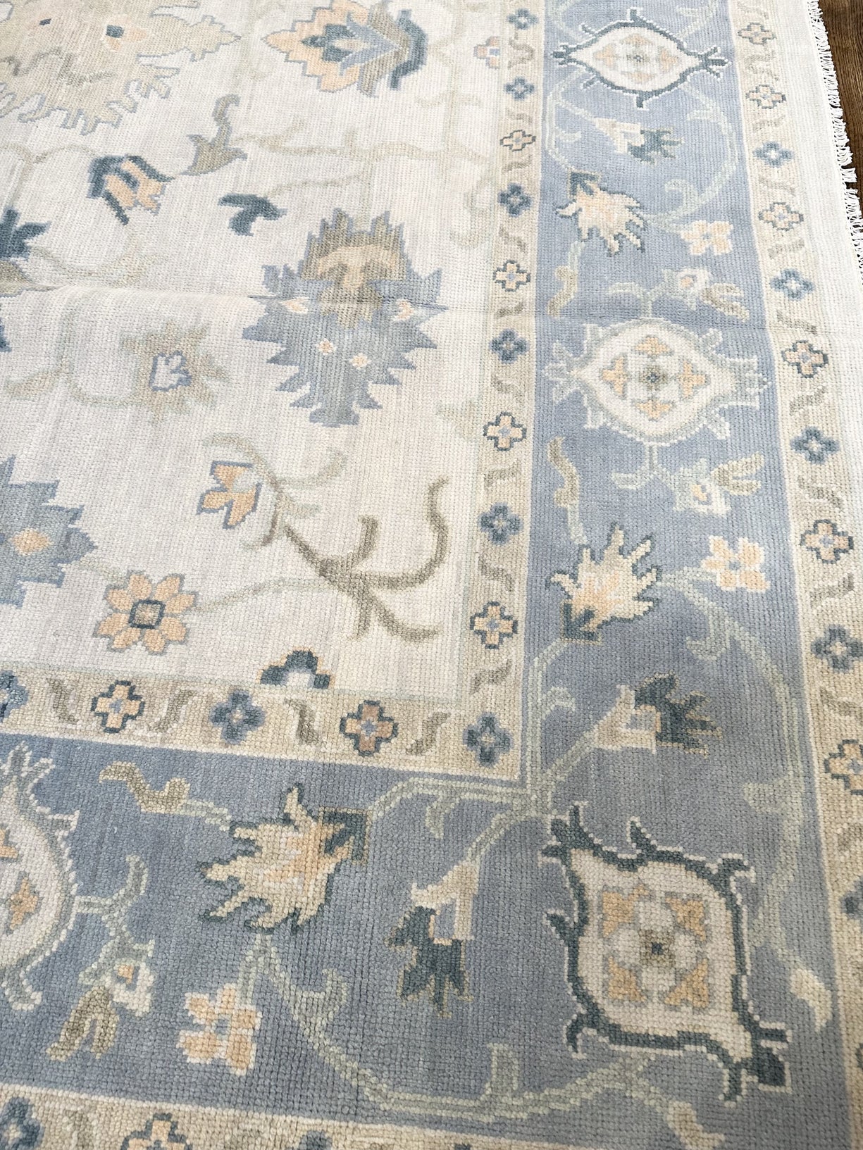 Georgetown Blue Modern Oushak – DFW Textile Sourcing