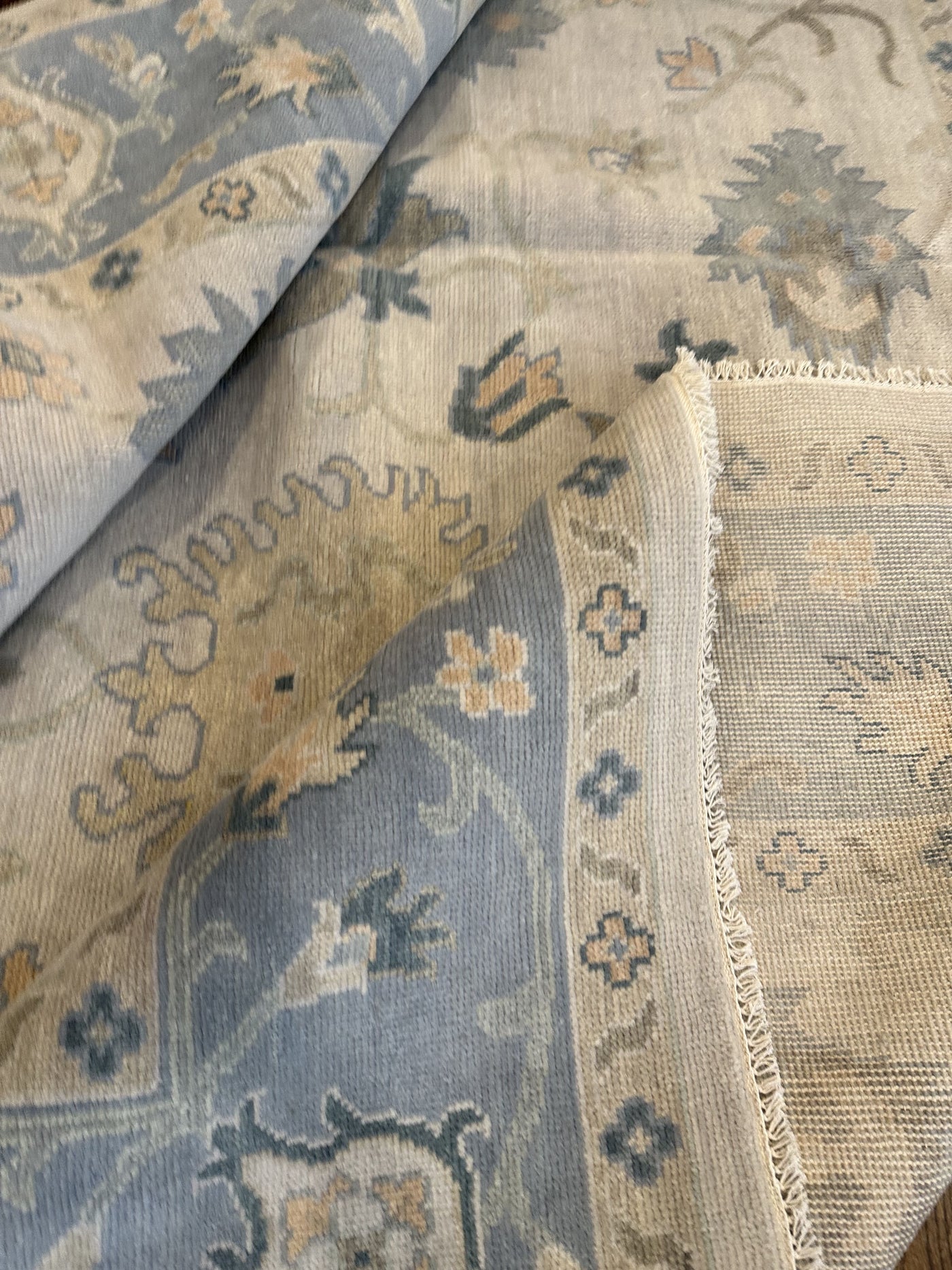 Georgetown Blue Modern Oushak – DFW Textile Sourcing